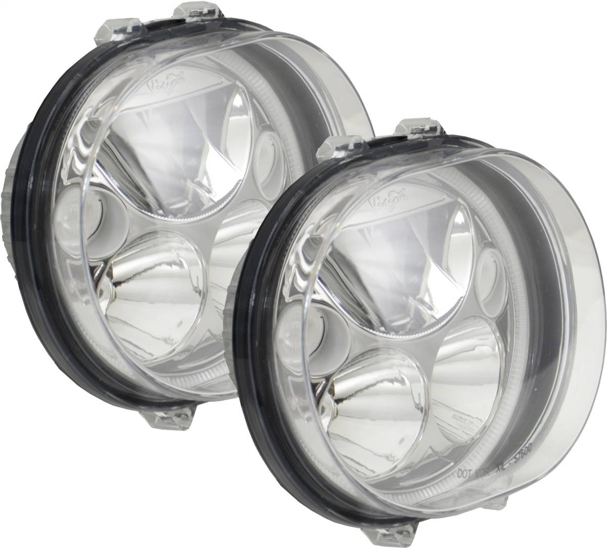 Vortex Motorcycle LED Headlight, Vision X Lighting, 9895673 | Nelson ...