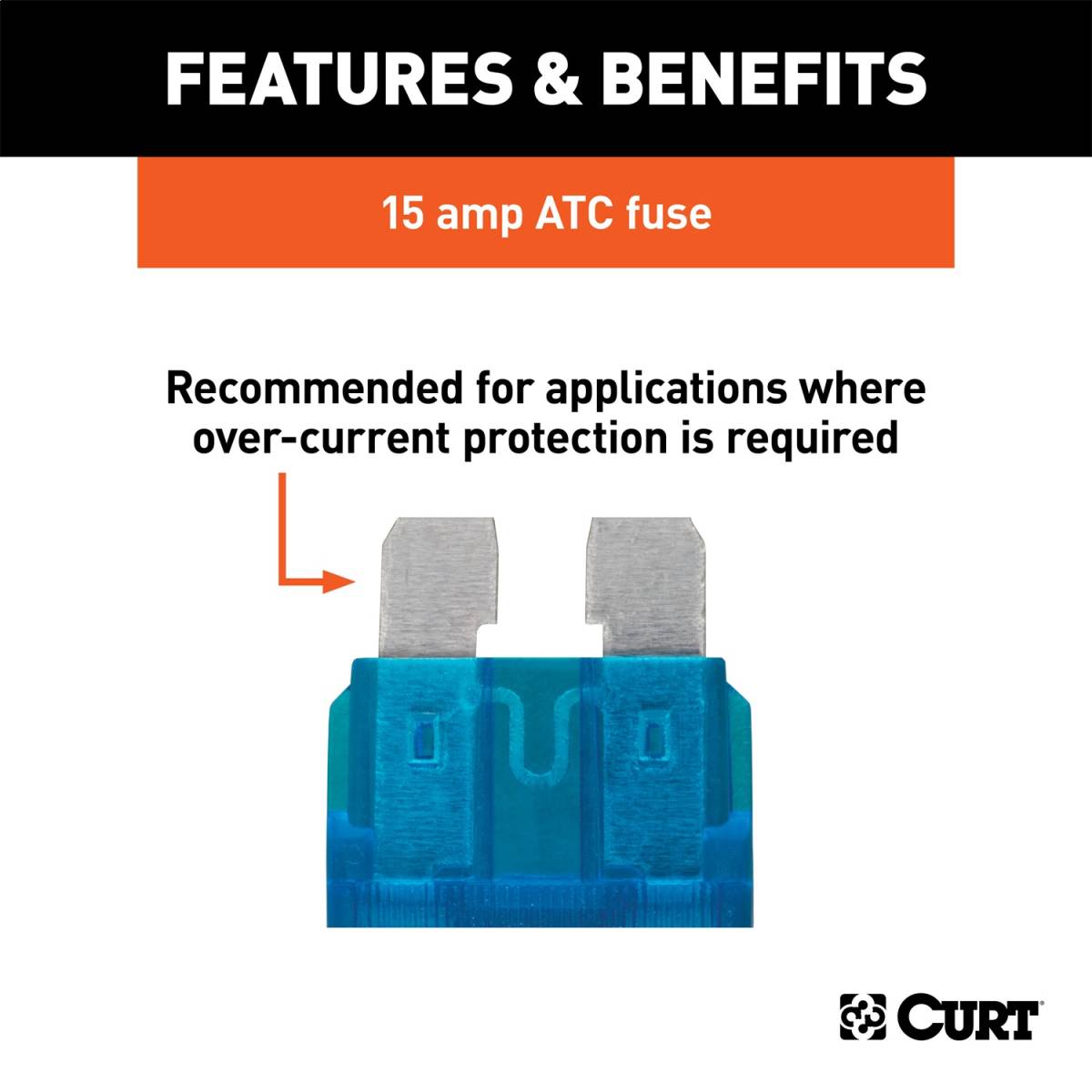Fuse, CURT, 58450 | Nelson Truck Equipment and Accessories
